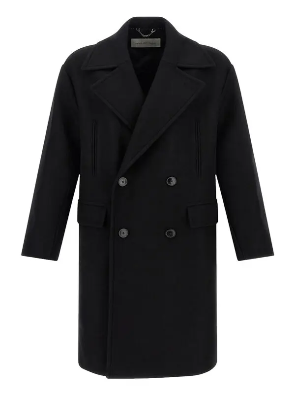 Dries Van Noten Racos Wool Coat - Black