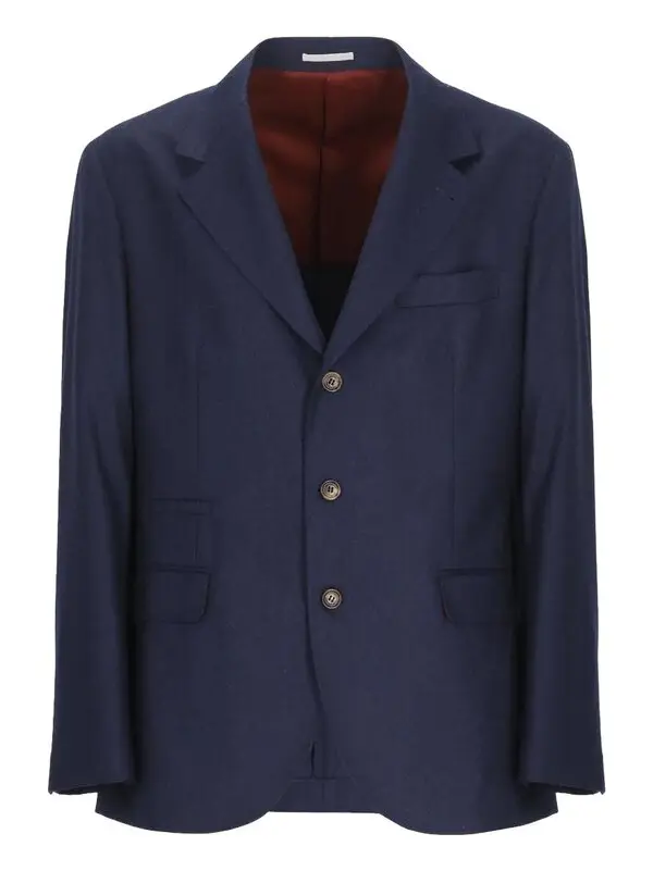 Brunello Cucinelli Wool Jacket - Blue