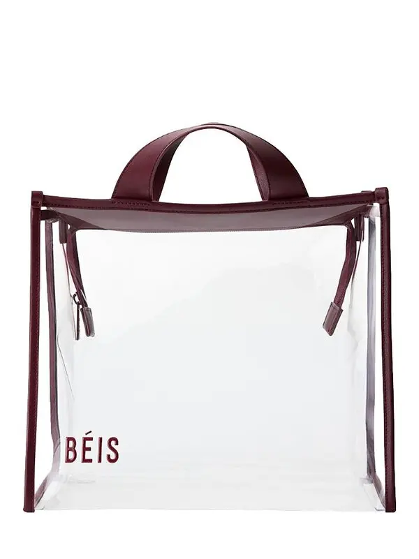 BEIS The Stadium Tote - Burgundy