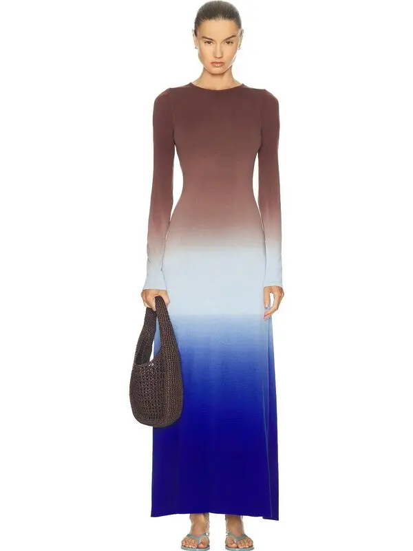 Solid & Striped The Dora Dress - Twilight & Raisin