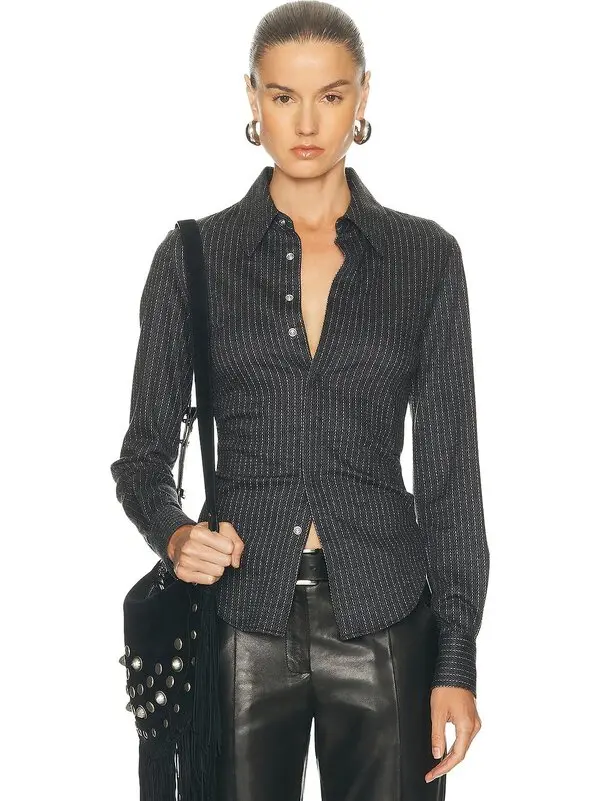 Isabel Marant Romea Top - Anthracite