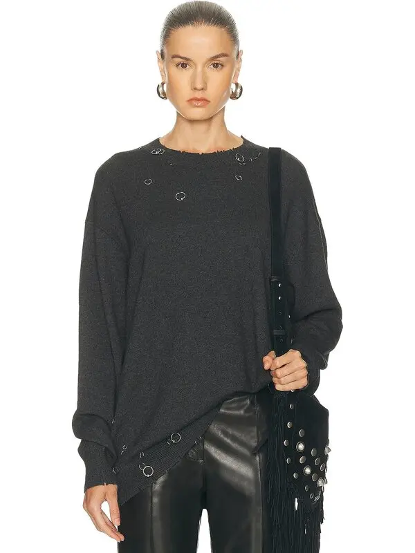 Isabel Marant Cassandre Sweater - Anthracite