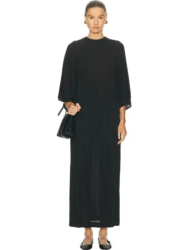 HOUSE OF DAGMAR Jersey Kimono Dress - Black