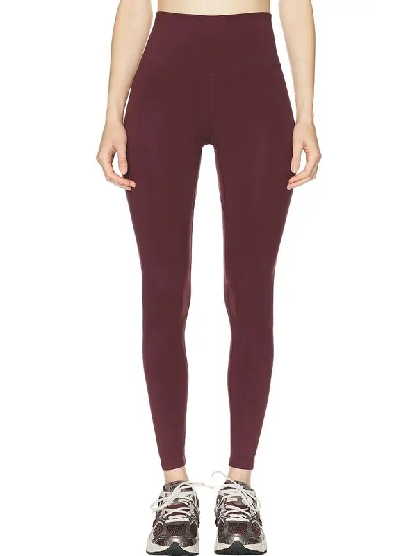 Varley Freesoft 28 High Rise Legging In Red - Sassafras