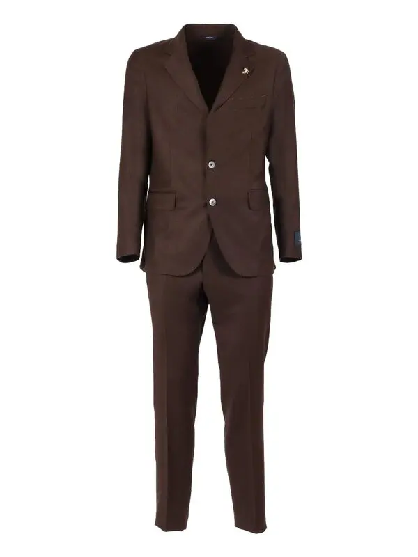 TOMBOLINI Single-breasted Suit - Brown