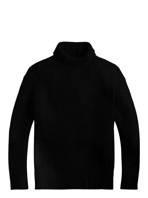 Polo Ralph Lauren Wool Turtleneck Pullover Sweater - Black