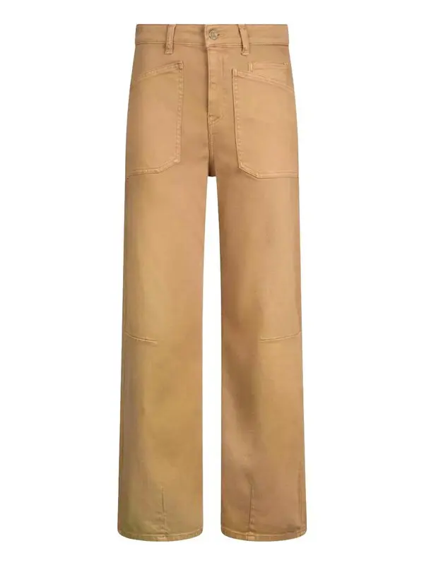 Liu Jo Classic Cotton Trousers - Neutrals