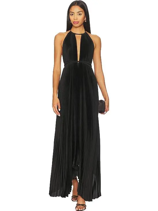 L'IDEE Boheme Gown - Noir