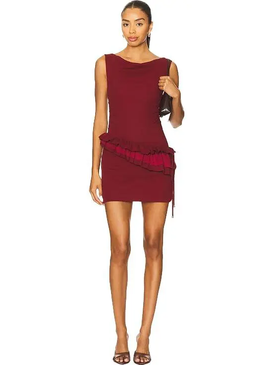 ZEMETA Bodycon Dress - Red