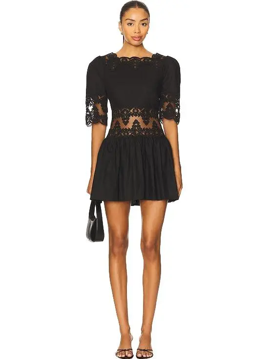 Tularosa Bonnie Mini Dress - Black
