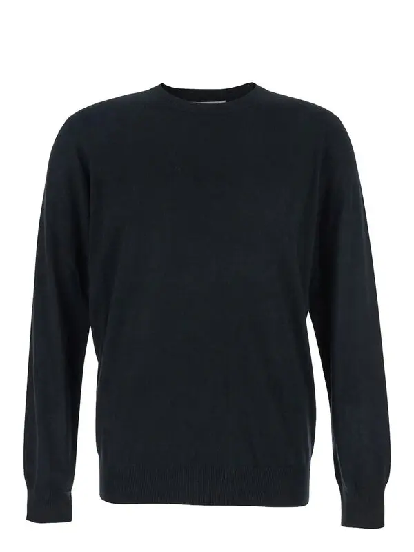 KANGRA Crewneck Wool Sweater - Black