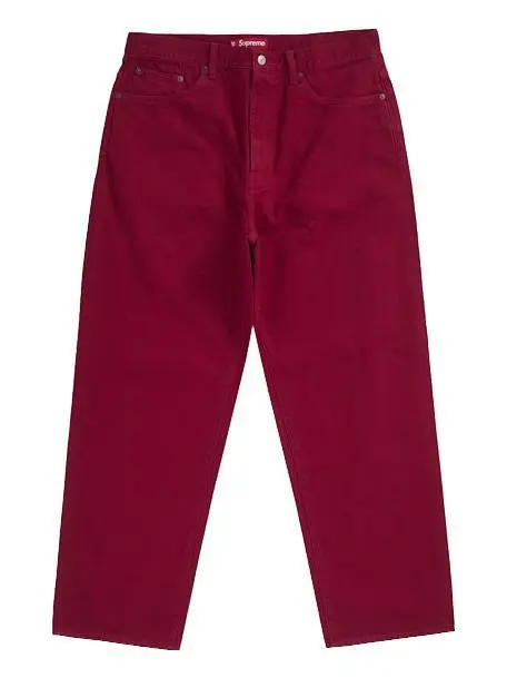 Supreme Baggy Fit Jeans - Red