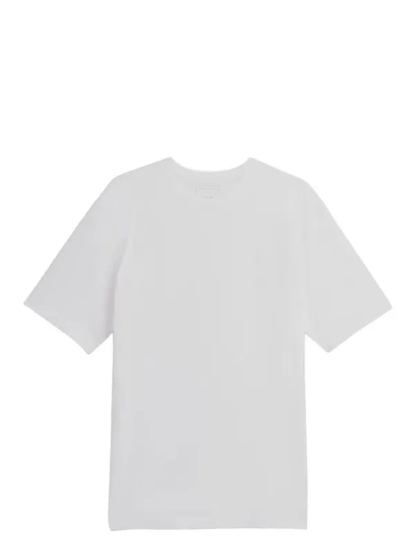 ADIDAS Y-3 Cotton Merch Ss Tee Tshirt - White