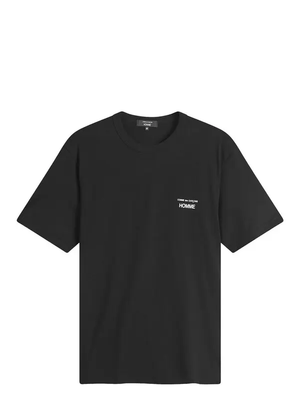 Comme Des Garçons Logo T-shirt - Black