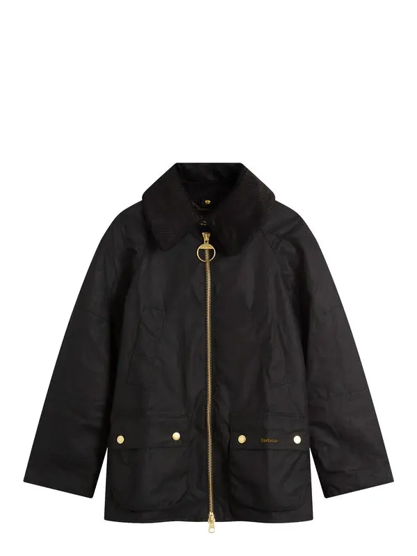 Barbour Allerston Wax Jacket - Black/classic