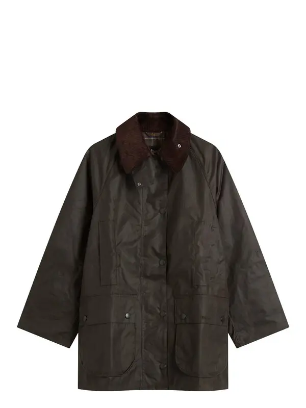 Barbour Beaufort Wax Jacket - Olive/classic