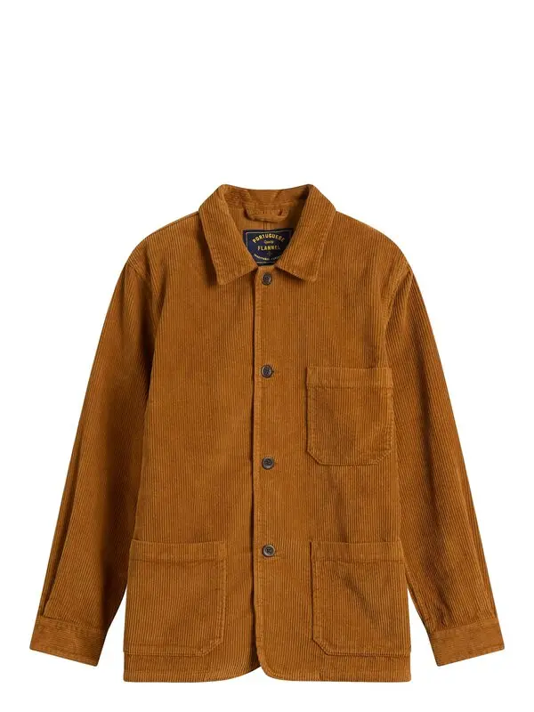 Portuguese Flannel Labura Corduroy Chore Jacket - Autumn Shades