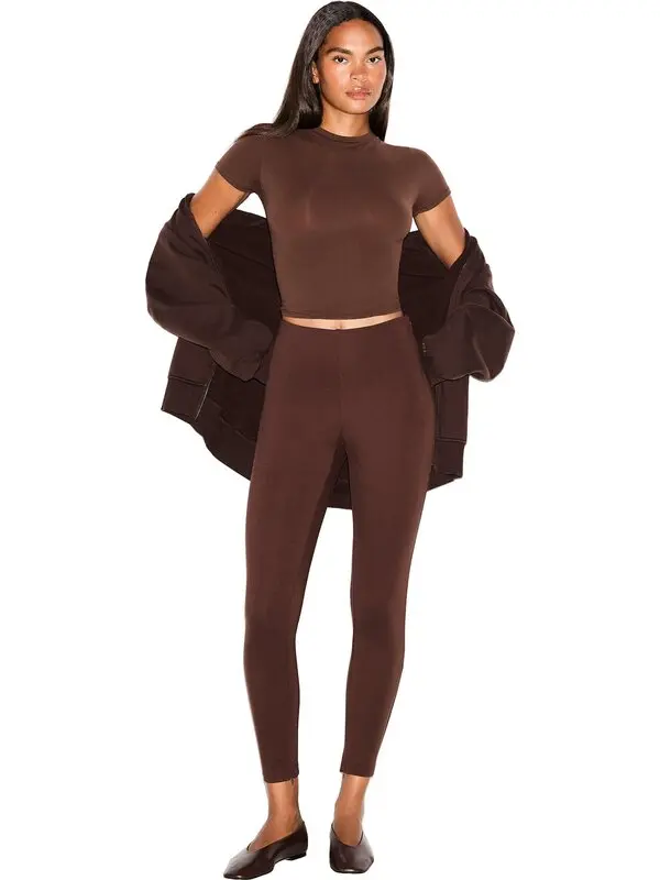 SKIMS The Essential Collection High Waisted Legging - Cocoa