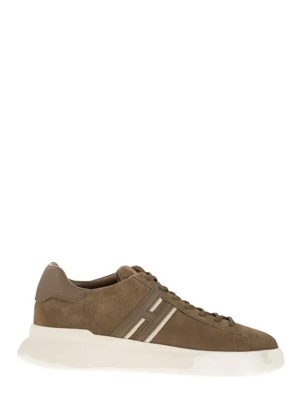 Hogan H580 Suede Trainers - Brown