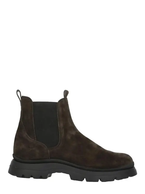 Hogan Suede Leather Boots - Brown