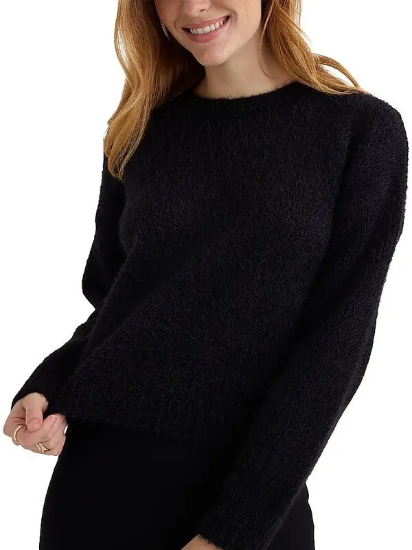 Bella Dahl Crewneck Sweater - Black