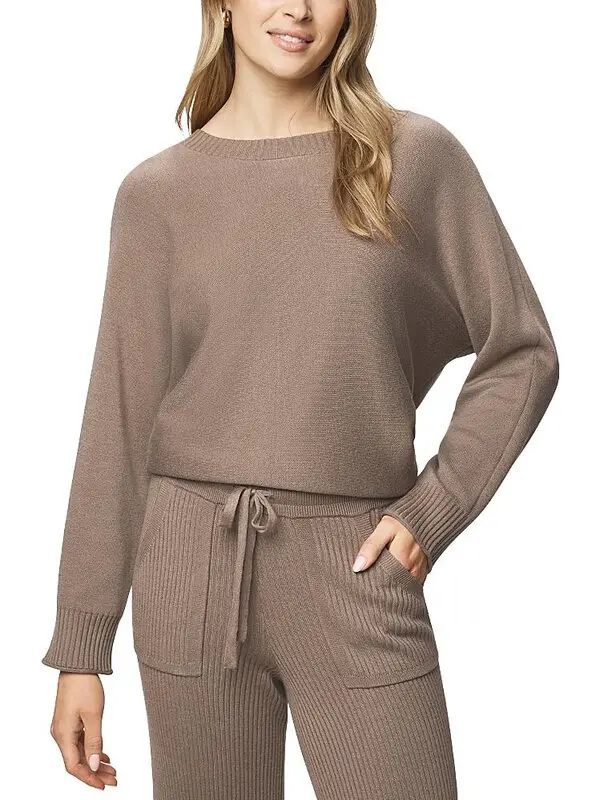Splendid Georgie Boat Neck Sweater - Cedar Bown