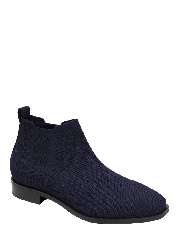 Vivaia Square-toe Water-repellent Ankle Boots - Navy