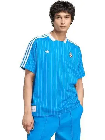 Adidas Real Madrid Terrace Icons Jersey - Blue