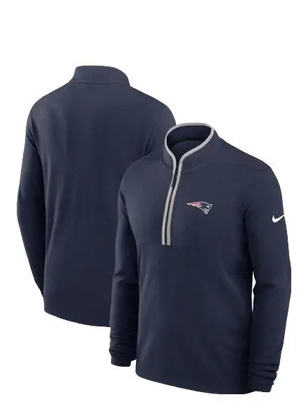 Nike New England Patriots Victory Performance Half-zip Pullover - Navy