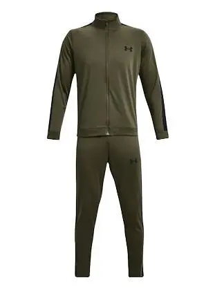 Under Armour Ua Rival Knit Tracksuit Set - Marine Od Green/black