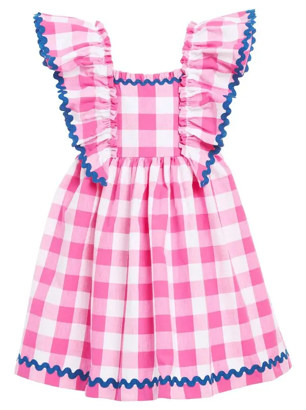 Sea Neci Gingham Dress - Pink