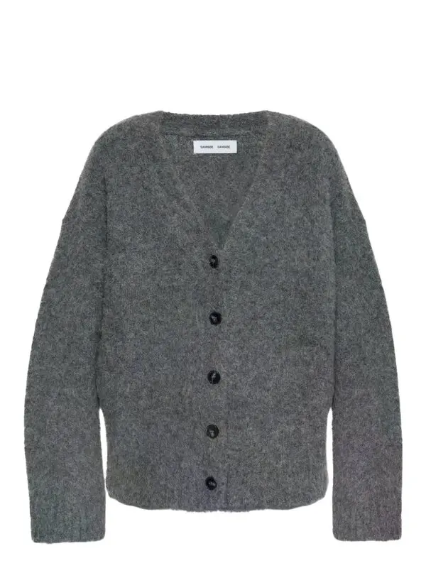 SAMSOE SAMSOE Buttoned Cardigan - Grey