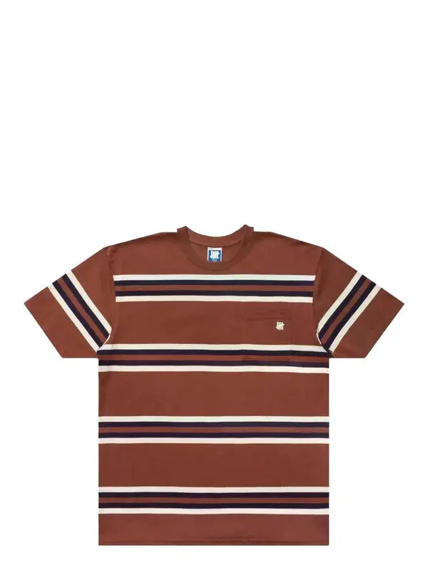 UNDEFEATED Summer Stripe T-shirt - Brown