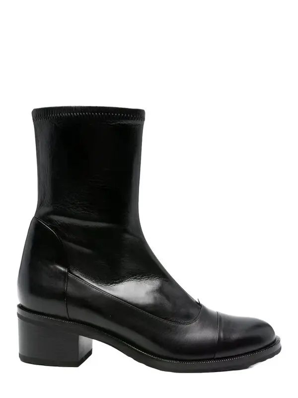 TRUMAN´S 50mm Stretch Leather Boots - Black