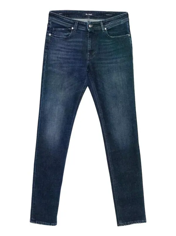 RE-HASH Five-pocket Straight Leg Jeans - Blue