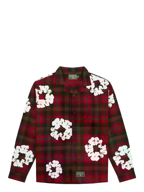 DENIM TEARS Stadium Wreath Shirt - Red
