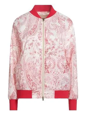 Herno Polyester Bomber Jacket - Red