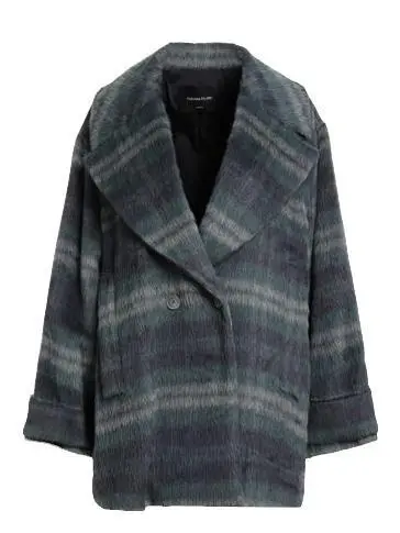 Fabiana Filippi Brushed-felt Pea Coat - Green
