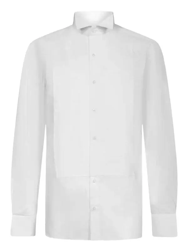 LUIGI BORRELLI Cotton Shirt - White