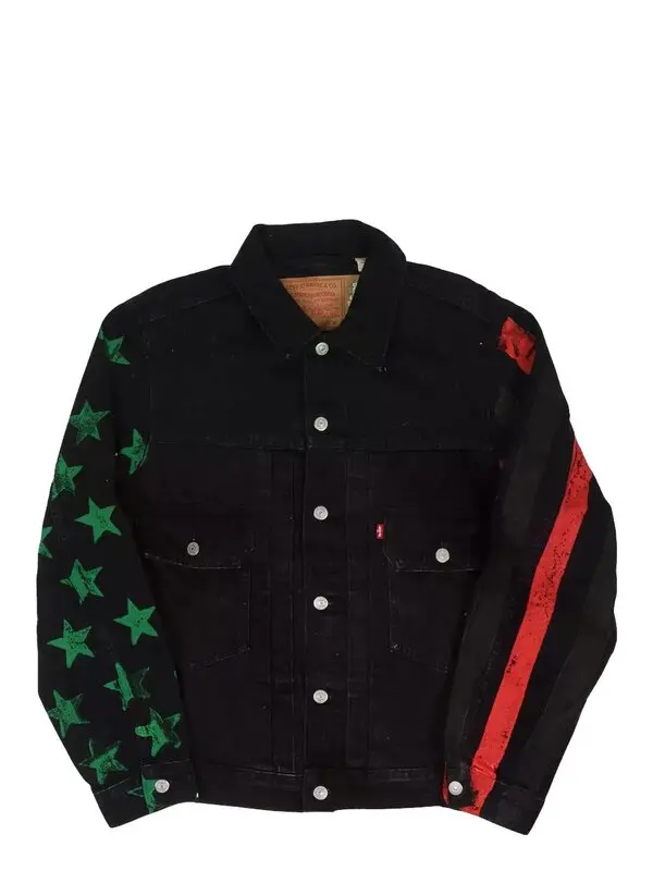 DENIM TEARS Stadium Cactus Tears Jacket - Black