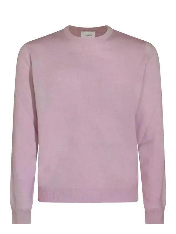 Malo Cashmere Crew Neck Sweater - Pink