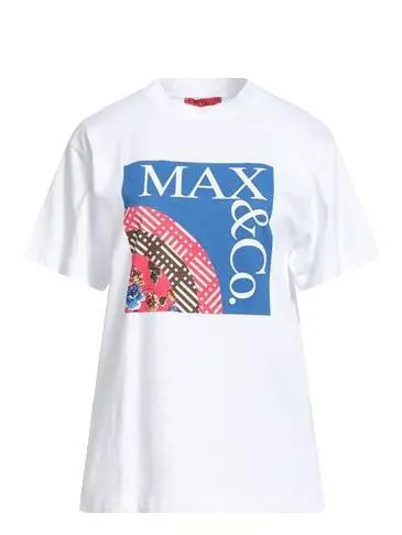 Max & Co. Printed Cotton T-shirt - White