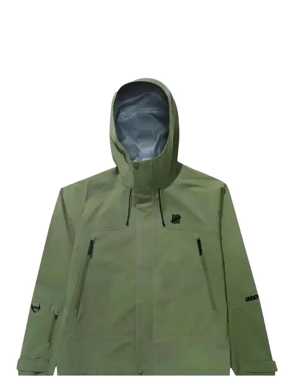 UNDEFEATED Zip-pocket Hooded Jacket - Green