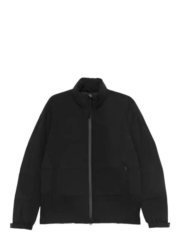 DUNO Quilted Zip-front Jacket - Black