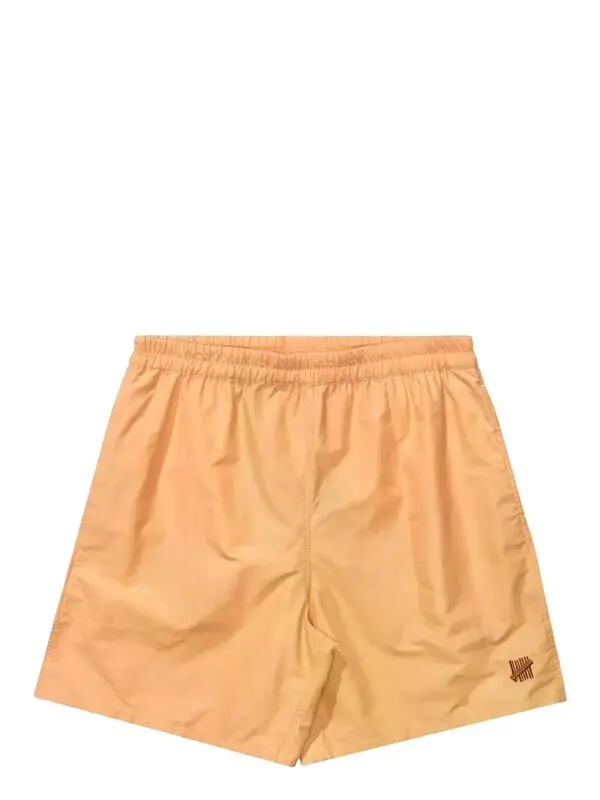 UNDEFEATED Logo-embroidered Swim Shorts - Brown