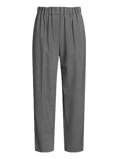 Brunello Cucinelli Tapered Cool Wool Pants - Grey
