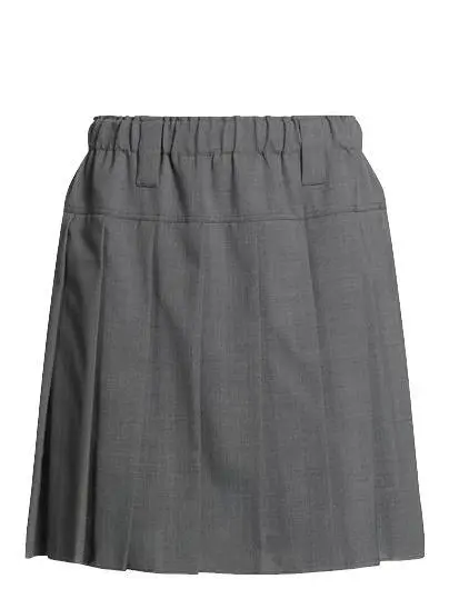 Brunello Cucinelli Mini Pleated Skirt - Grey