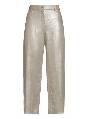 Max Mara Straight-leg Linen Pants - Grey