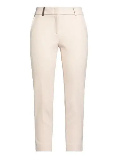 Peserico Tapered Embellished Pants - Beige