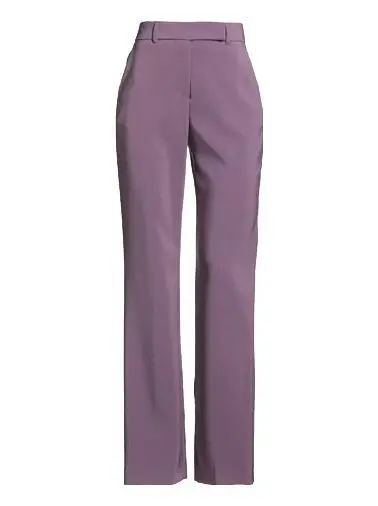 COMPAGNIA ITALIANA Straight-leg Crepe Pants - Purple